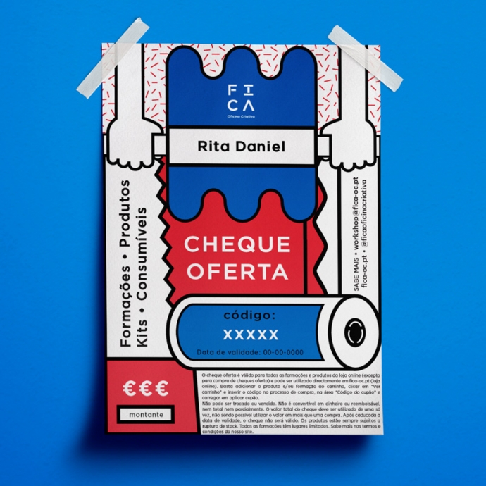 Cheque Oferta - Workshops - FICA Oficina Criativa