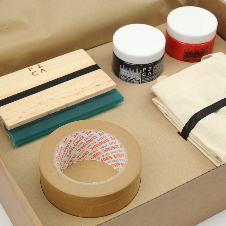 Kit de Serigrafia - FICA Oficina Criativa